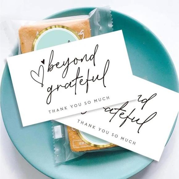 Office | Heart Design Thank You Insert Cards Pack Of 3 | Poshmark
